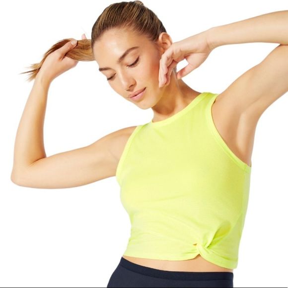 Marika | Tops | Marika Cycle House Andrea Crop Tank In Sunny Lane ...